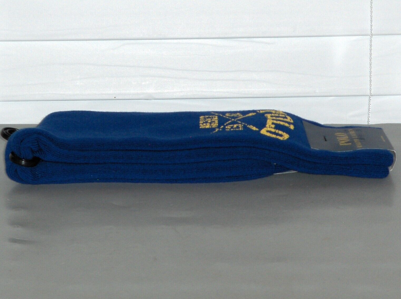 POLO RALPH LAUREN Men's Cotton 1967 Rowing Crossing Oars Crew Socks ...