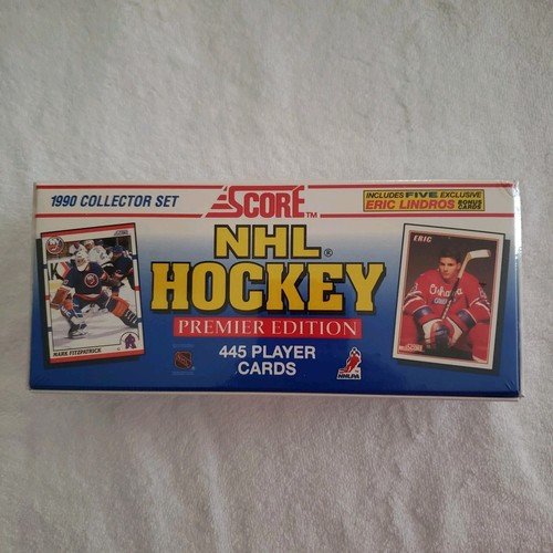 1990 SCORE NHL HOCKEY FACTORY Sealed COMPLETE SET 445 Cards LINDROS | eBay