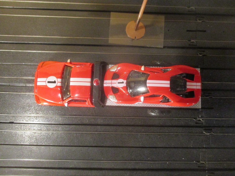 HO 1:64 Metal Body Slot Car Custom Metal Body 2 Slotcars MAISTO FLATBED ...
