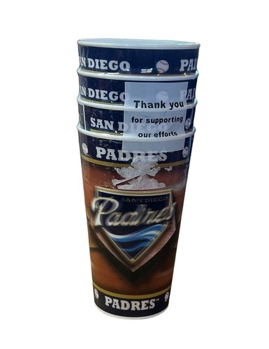 Capitol Cups San Diego Padres Holographic Lenticular Plastic Drinking ...