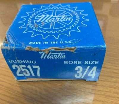 Martin 2517 3/4 Taper-Lock Bushing 0.7500 in Bore, Keyway, 3/16 x 3/32 ...