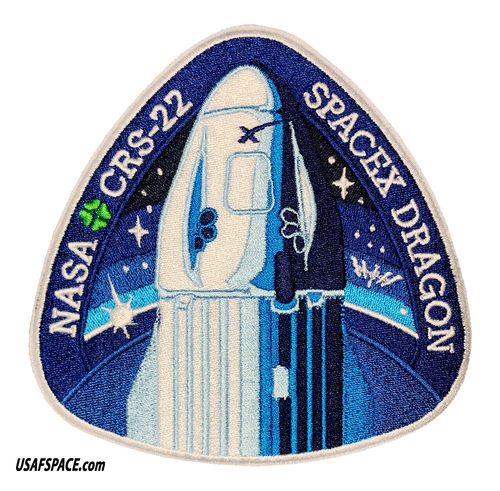 Authentic CRS-22 SPACEX FALCON-9 DRAGON NASA ISS RESUPPLY Mission ...