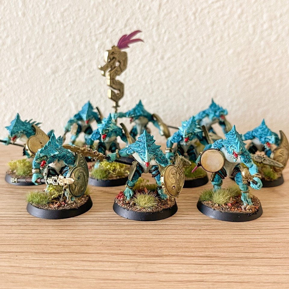 Warhammer Age Of Sigmar - Painted Seraphon Lizardmen Army - BoxedUp ...