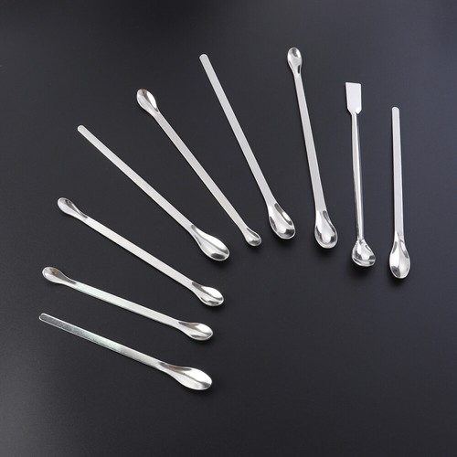9 in Thickened Lab Stainless Steel Spoons Laboratory Measuring | eBay