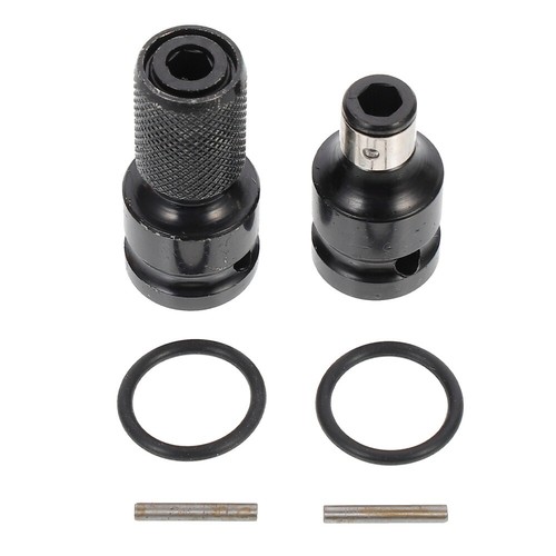 2 Pcs Converter Sleeve Socket Adapter for Drill Impact Chuck Wrench | eBay