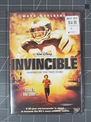 INVINCIBLE - Disney - Mark Wahlberg True Story Football Drama Movie DVD ...