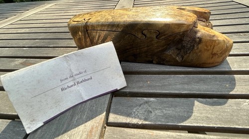 Signed Richard Rothbard Burl Wood Puzzle Box trinket box | eBay