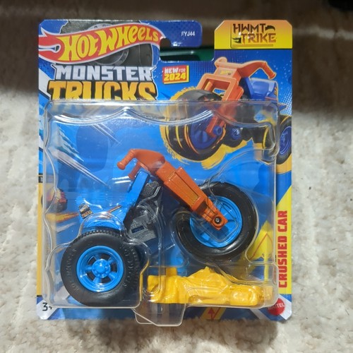 2024 Hot Wheels HWMT Trike Monster Trucks Freestyle Wreckers Big Wheel ...