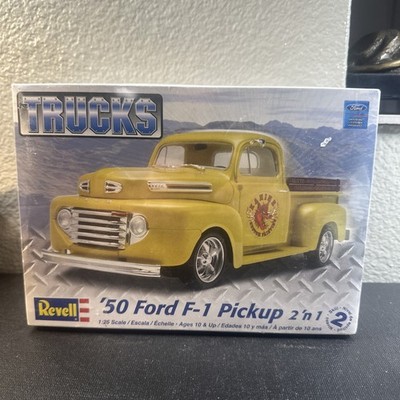 Revell Trucks '50 Ford F-1 Pickup 2n1 1/25 Model Kit 85-7203 Factory ...