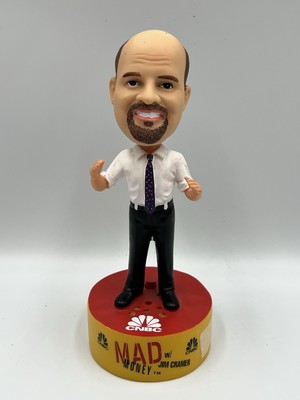 Jim Cramer Mad Money Talking Bobblehead Figure CNBC Tested Works | eBay