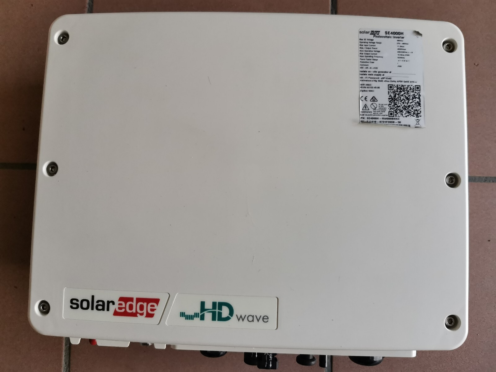 Inverter fotovoltaico on grid Solaredge SE4000H | eBay