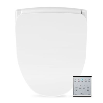 BIO BIDET SLIM TWO R ELECTRIC BIDET TOILET SEAT ROUND HEATED - WHITE | eBay