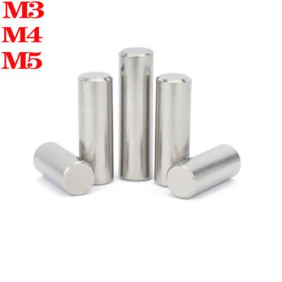 M3/4/5 Stainless Steel Cylindrical Locating Pins Rod Solid Pin Dowel ...