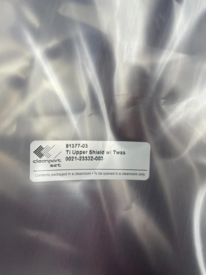 AMAT 0021-23332 SHIELD, UPPER, STRAIGHT, SIP II 200MM (PRECLEANED) | eBay