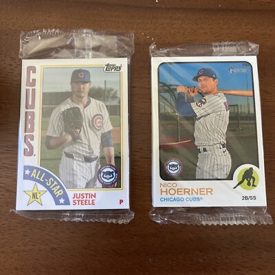 2023 AND 2024 Chicago Cubs Topps Baseball Card - Season Ticket Holder ...