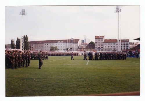 ZNG-ZBOR NARODNE GARDE PRVA SMOTRA POSTROJBI NK ZAGREB 1991. Croatia ...