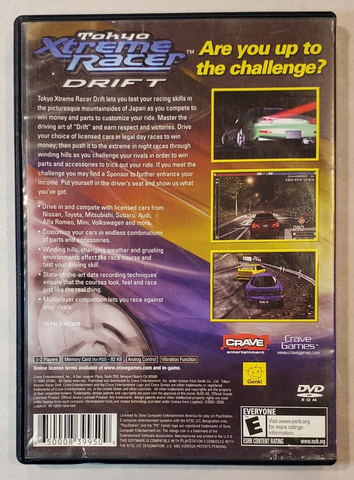 2006 Tokyo Xtreme Racer Drift Sony PlayStation 2 PS2 Video Game - No ...