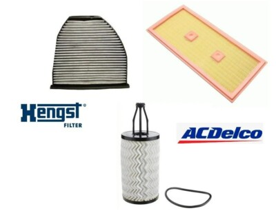 Air Filter Oil Filter AC Cabin Filter Carbon OEM for Mercedes C300 C350 ...
