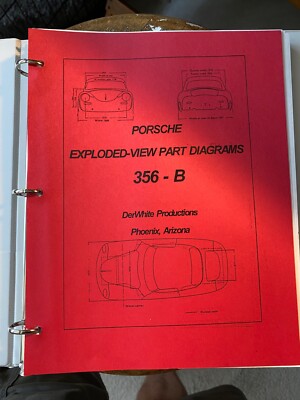 356 Porsche T-5, T-6 1960-1963 Der White Exploded View Part Diagrams | eBay