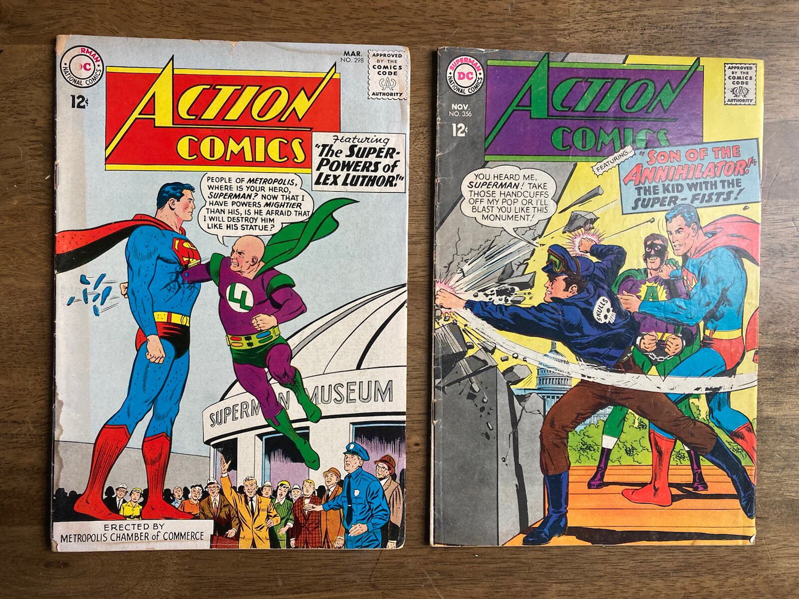 DC Action Comics #298 & #356 - Son of the Annihilator & Superpower of ...