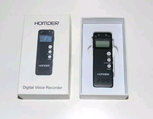 HOMDER Digital Voice 2 Channel Recorder W Screen | eBay