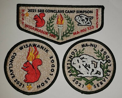 Boy Scout OA 190 Wisawanik Ma-Nu 133 2021 SR-8 Conclave Host & Service ...