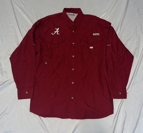 Columbia PFG Alabama Long Sleeve Vented Button Down Up Front Shirt ...