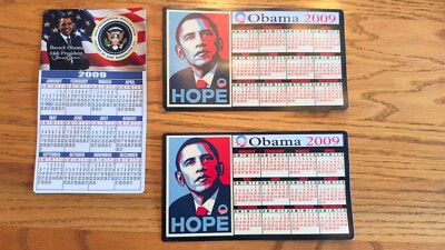 Magnetic Obama Calendars 2009 | eBay