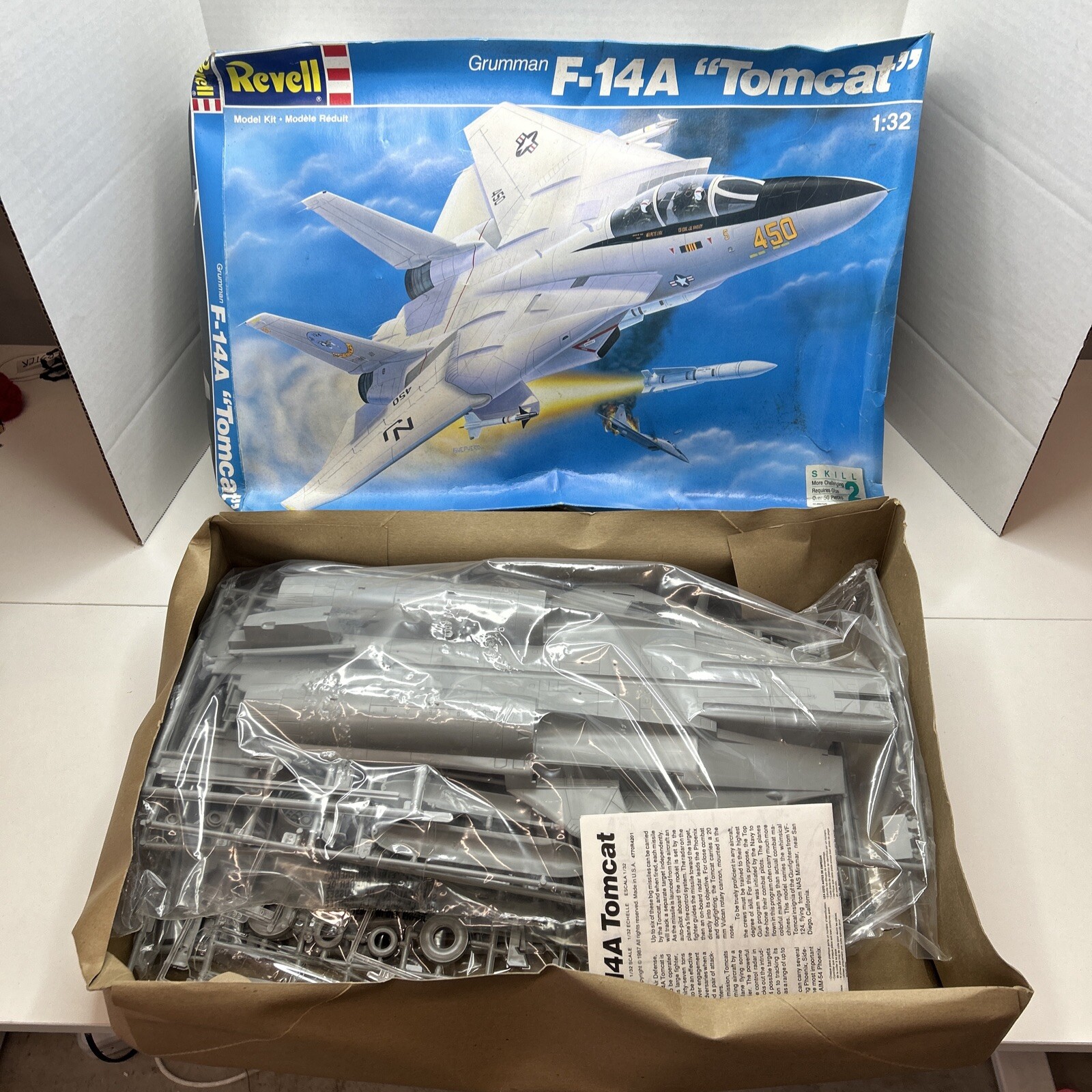 Revell Grumman F-14A "Tomcat" Model Kit Fighter Airplane #4770 1:32 | eBay