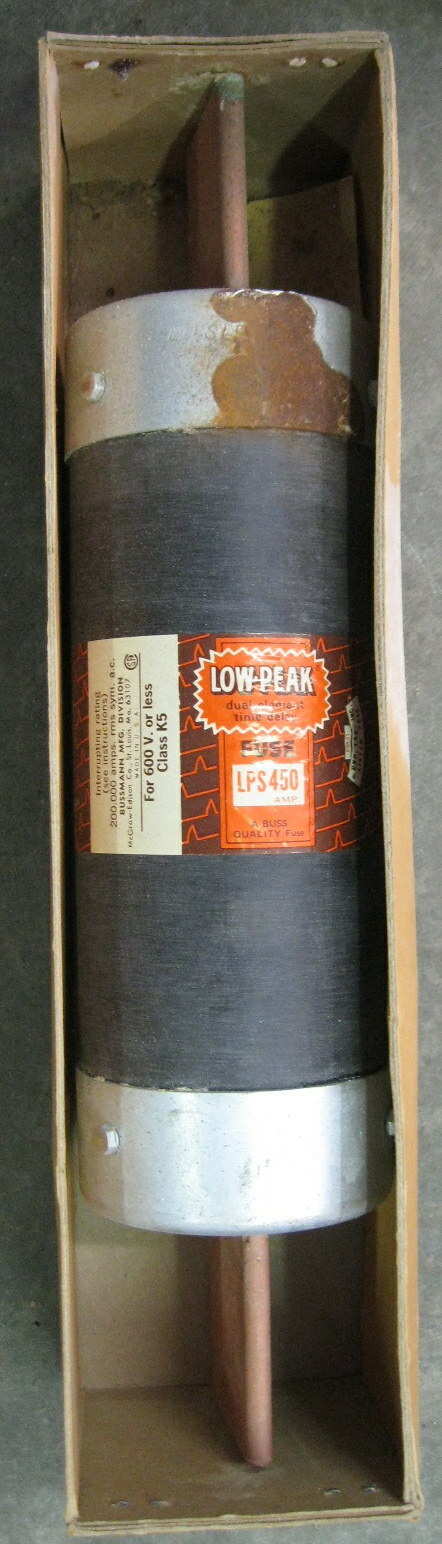 Bussmann LPS 450 Low-Peak Fuse 450A 600V | eBay