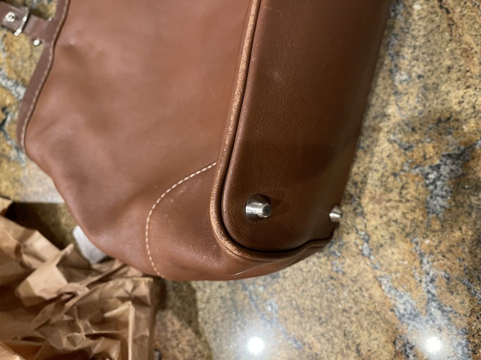 Coach Tote Bag Retired Legacy Carryall Leather Brown H05S-5138 Rare | eBay