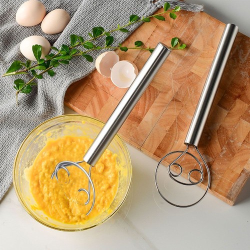 Kitchen Tool Smooth Eggs Mixing Rod Coil Mixer Blender Danish Dough ...