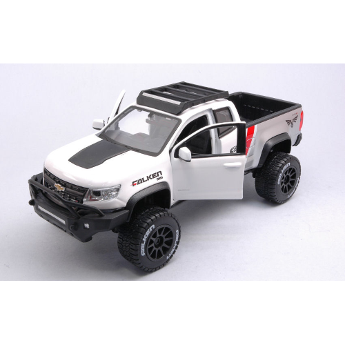 CHEVROLET COLORADO ZR2 PICK UP 2017 WHITE 1:27 Maisto Auto Stradali Die ...