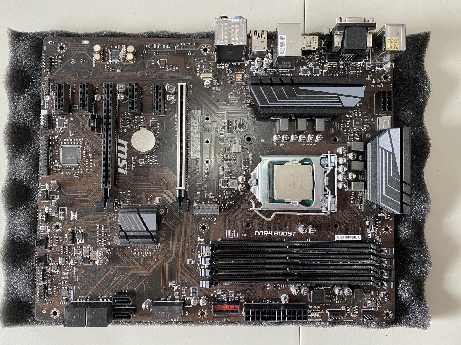 msi z370-a pro Motherboard, 2 8gb Ddr4, 1 4gb Ddr4, Intel i3-8100 ...
