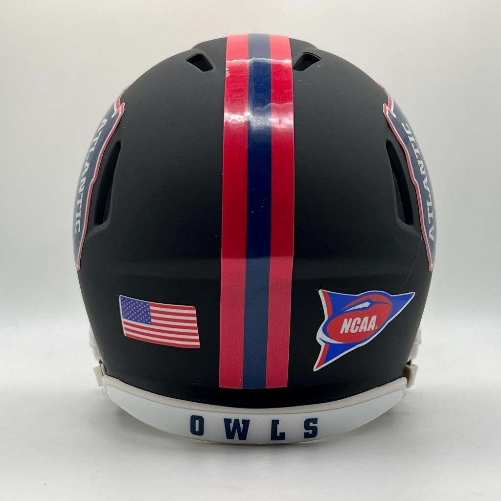 Florida Atlantic Owls CUSTOM ALT Decals Matte Black Mini Football ...