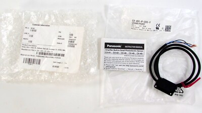 NEW Panasonic CX-491-P-C05-Y Compact Photoelectric Sensor PNP-Out 3m ...