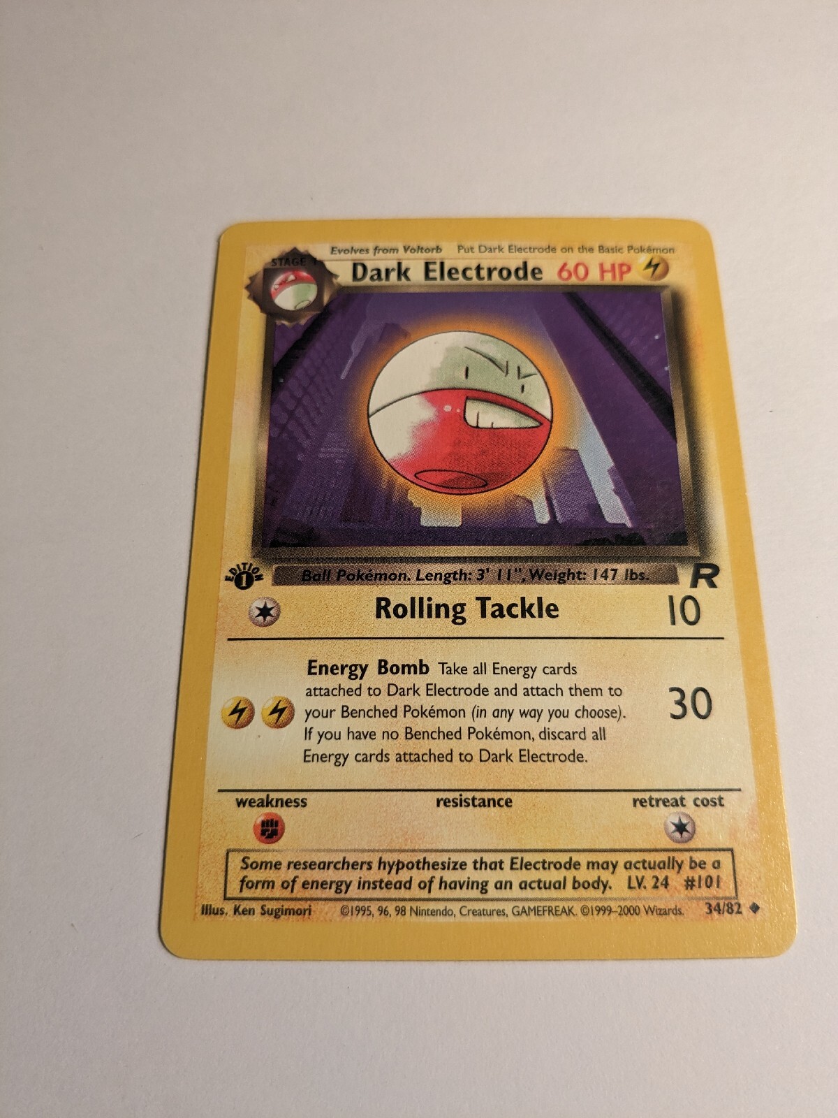 1st Edition Dark Electrode 34/82 - Team Rocket | eBay