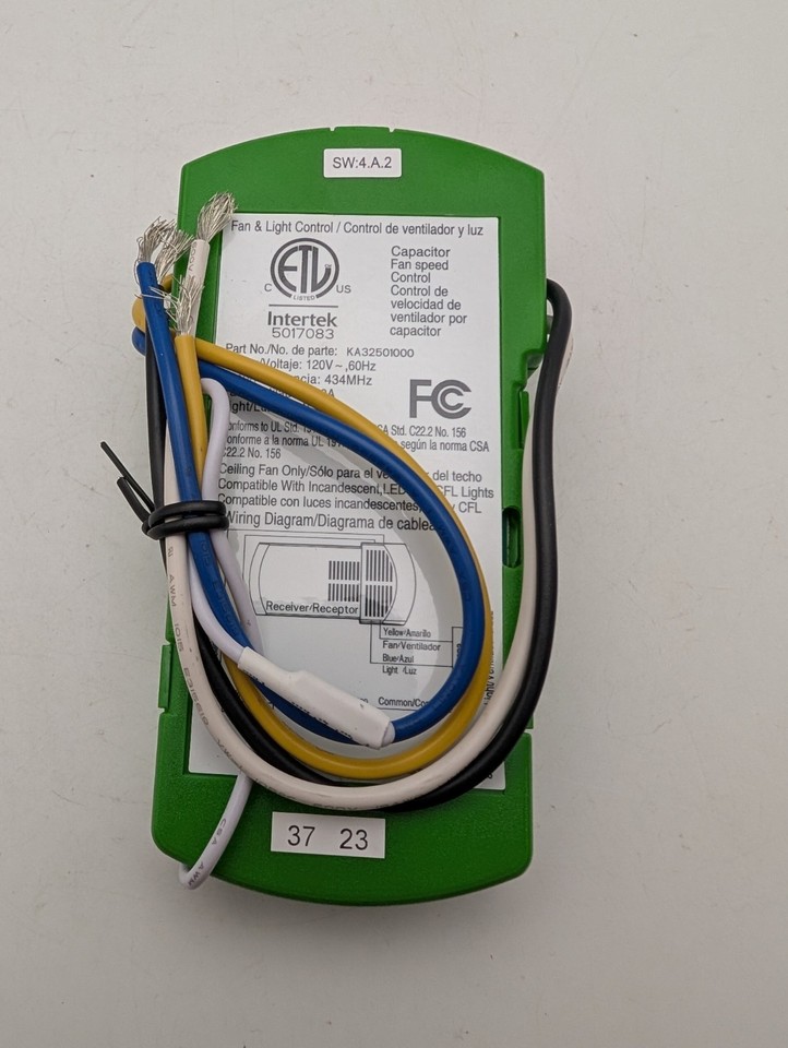 Hunter OEM Replacement Ceiling Fan Remote Receiver K32501000*Receiver ...