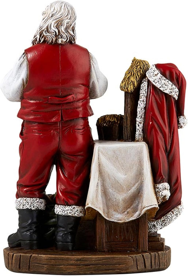 Religious Gifts Adoring Santa Claus with Infant Jesus Christ Rein ...