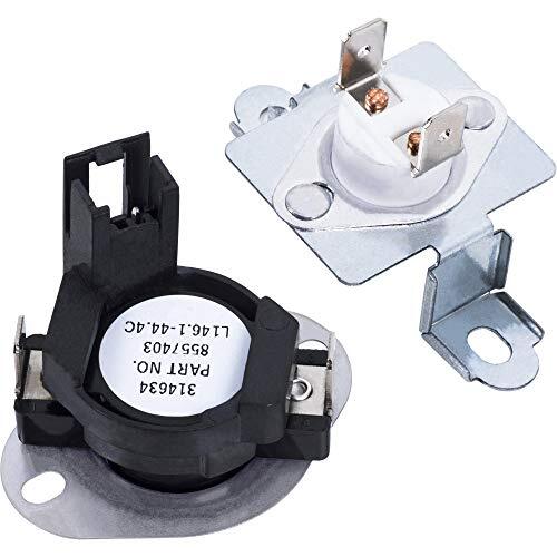 [BIG UPGRADED] 280148 Dryer Thermal Cut Off Replacement Kit Includes ...