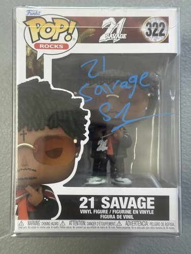 21 Savage Signed Funko Pop Rocks #322 AUTO JSA LOA | eBay
