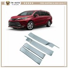 4Pcs Fits for All New Sienna 2021 2022 Door Sill Scuff Molding Guard ...