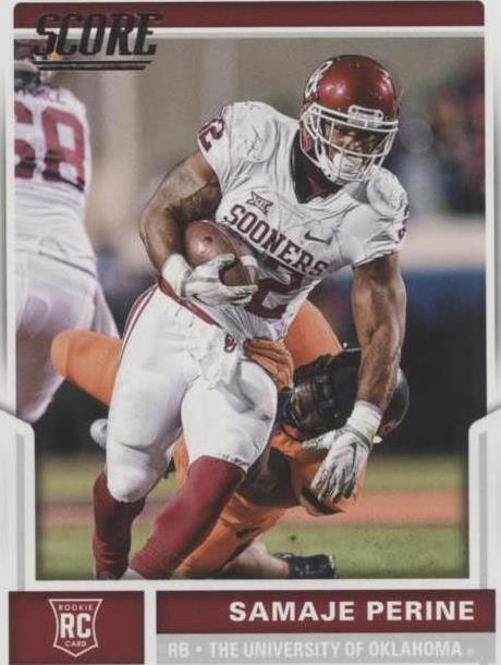 2017 Score - Rookies Samaje Perine #393 (RC) for sale online | eBay