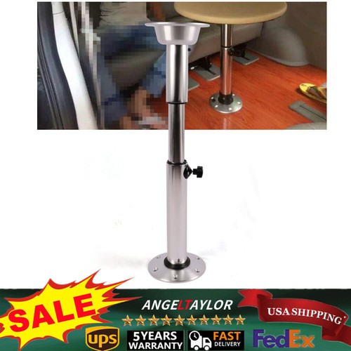 RV Adjustable Height Table Pedestal Detachable for Caravan Motorhome ...