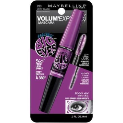 MAYBELLINE Volum'Express The Falsies BIG EYES Mascara ~ 203 Very Black ...