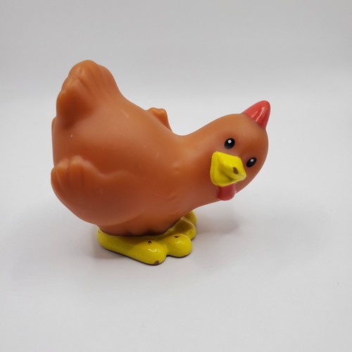 Little People Chicken Hen Brown Farm Animal 2014 Mattel | eBay