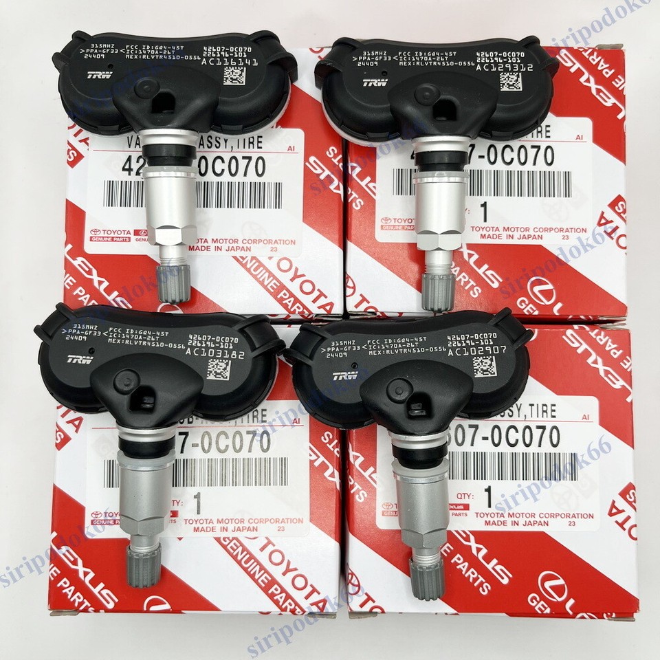 4X Genuine TPMS Tire Pressure Sensor For SIENNA TUNDRA SEQUOIA OEM ...