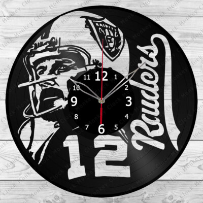 Vinyl Clock Oakland Raiders Vinyl Record Wall Clock Home Art Decor ...