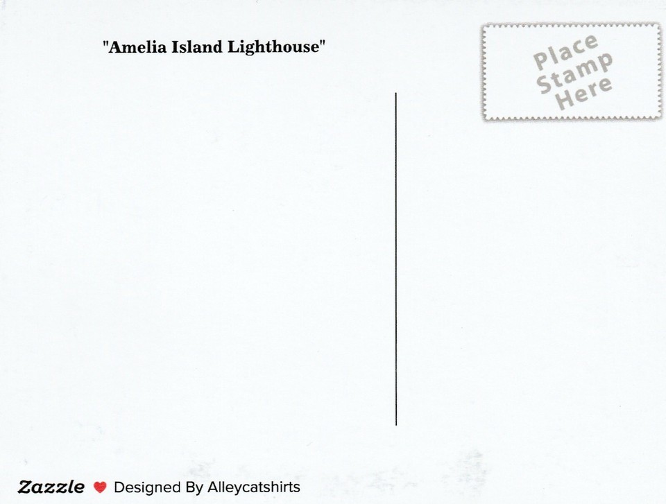 *Postcard-"Amelia Island Lighthouse"/World Famous Aviator Amelia ...