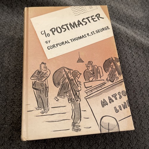 Vintage 1943 C/0 Postmaster Corporal Thomas St George Book B41 | eBay
